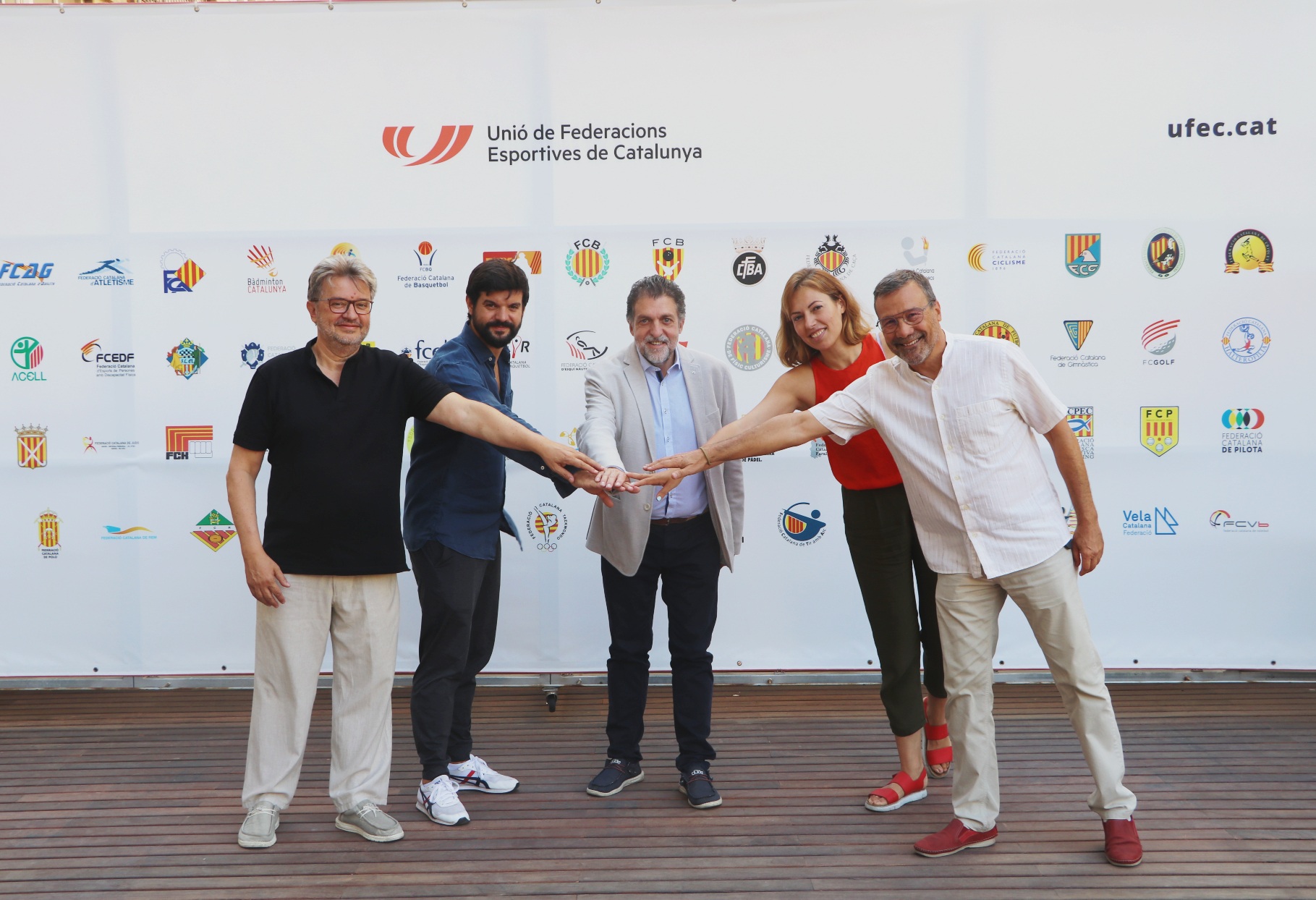 Reunió de la FAC amb la Unió de Federacions Esportives de Catalunya ...